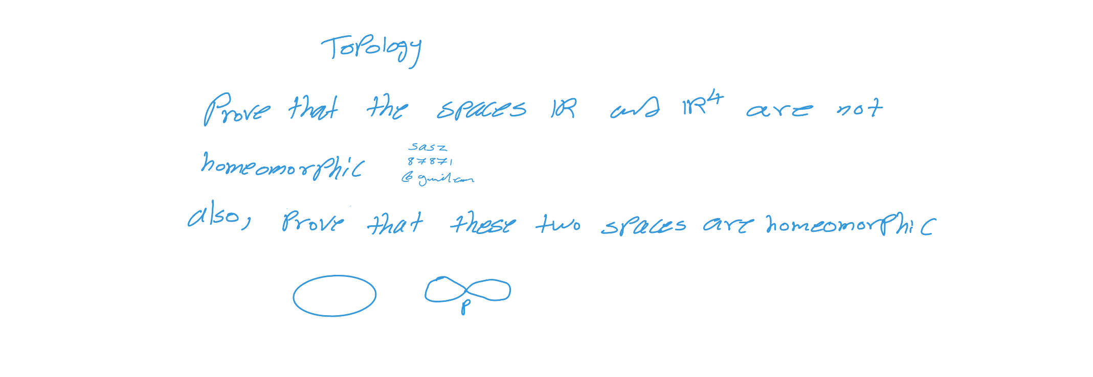 Solved TopologyProve that the spaces 12 ﻿and R4 ﻿are | Chegg.com