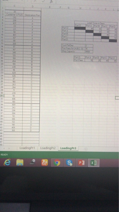 Container Loading Problem (3) . Ship has capacity c . | Chegg.com