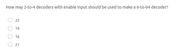 Solved How may 2-to-4 decoders with enable input should be | Chegg.com