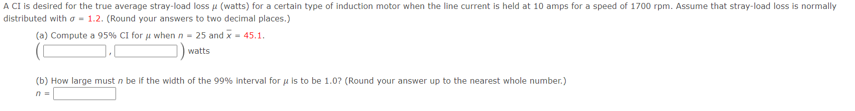Solved distributed with σ=1.2. (Round your answers to two | Chegg.com