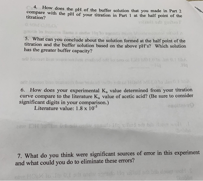 Solved Calculations for Theoretical pH: 0.50M C2H3O2 0.50M | Chegg.com