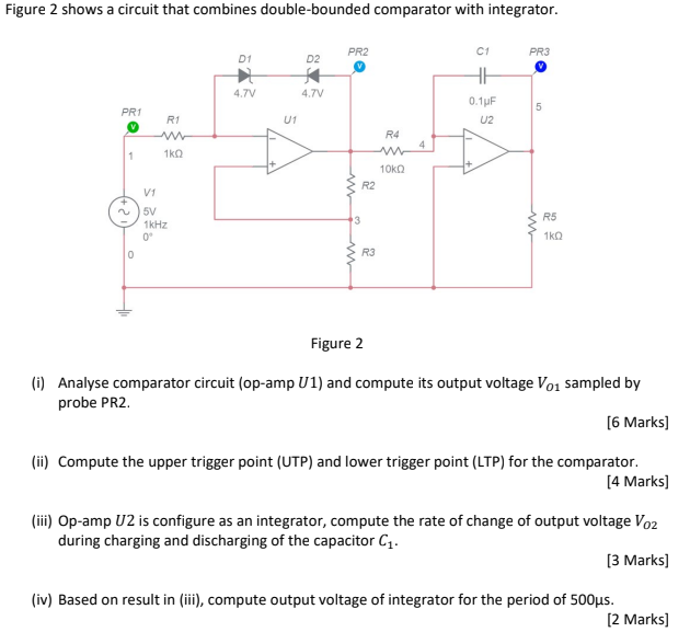 Solved Figure 2 shows a circuit that combines double-bounded | Chegg.com