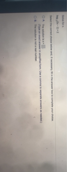 Solved (Type an exact answer in simplified form. Use a comma | Chegg.com