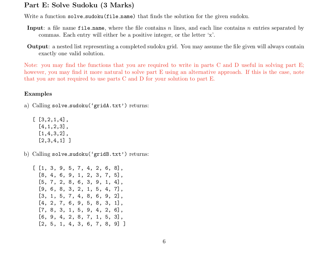 Task 2: Sudoku (10 Marks) Sudoku is a logic-based | Chegg.com