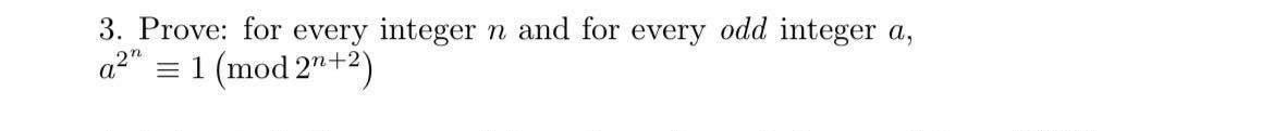 Solved 3. Prove: for every integer n and for every odd | Chegg.com