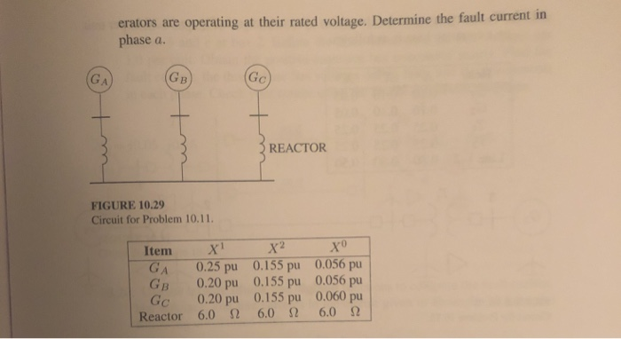 Solved 10.11. Three 15-MVA, 30-kV synchronous generators A, | Chegg.com