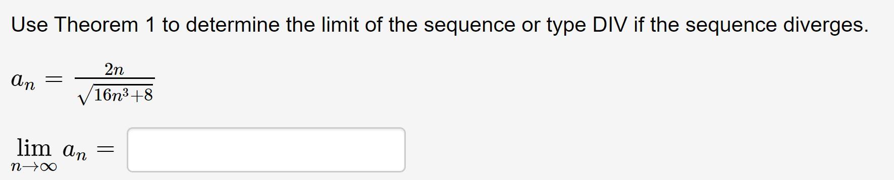 Solved Use Theorem 1 from Section 10.1 to determine the | Chegg.com