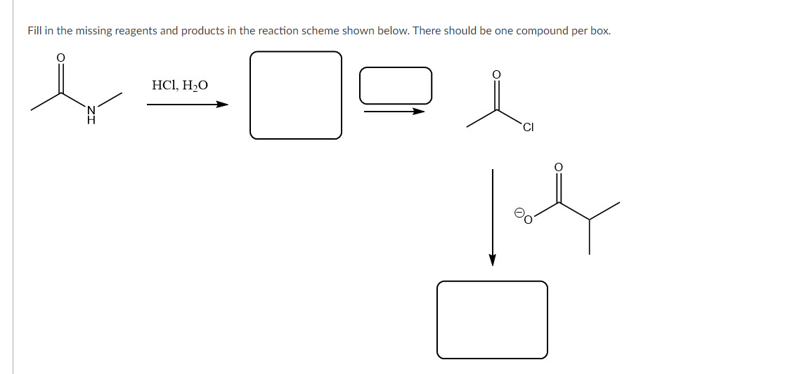 Solved Fill in the missing reagents and products in the | Chegg.com