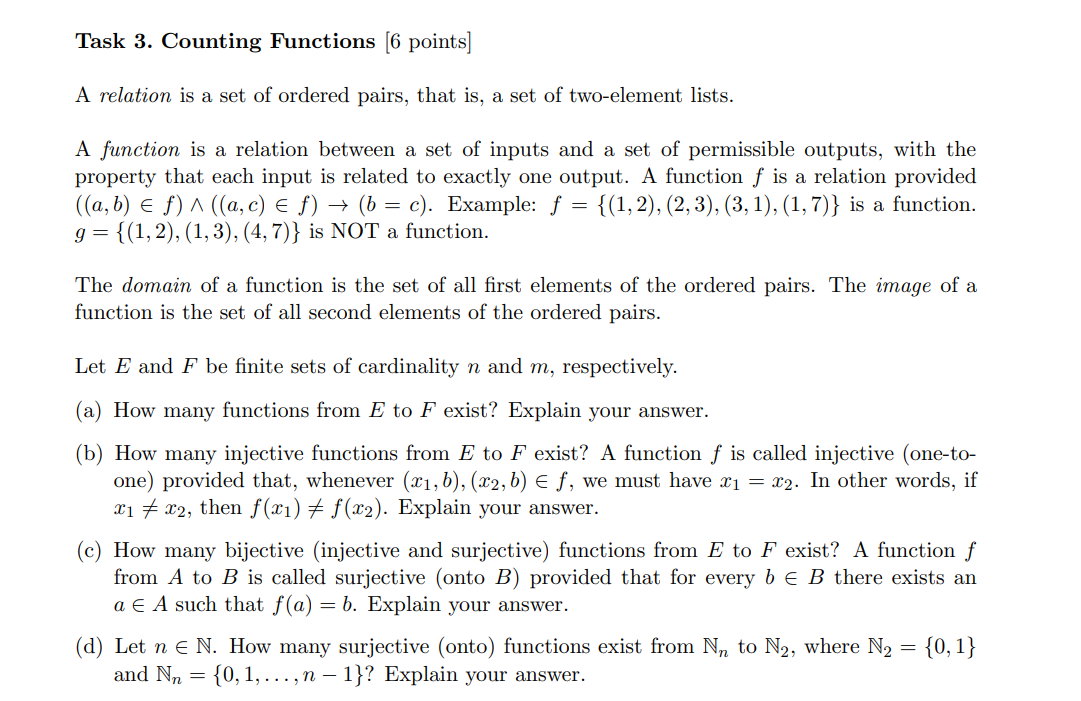 Solved A Relation Is A Set Of Ordered Pairs That Is A Set