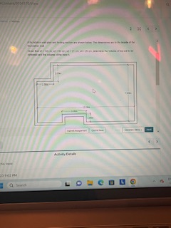 Solved View A foundation wall plan and footing section are | Chegg.com