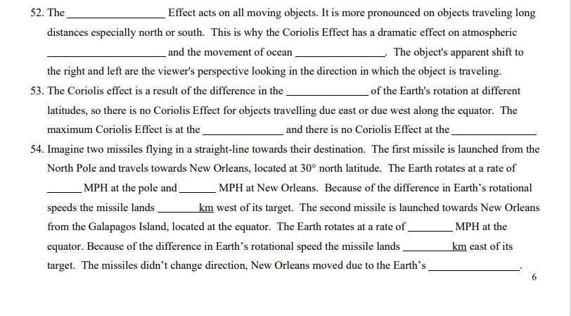 Solved 46. Air always moves from -pressure regions towards | Chegg.com
