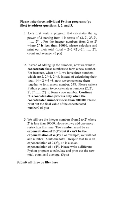 Solved Lets First Write A Program That Calculates The N Th