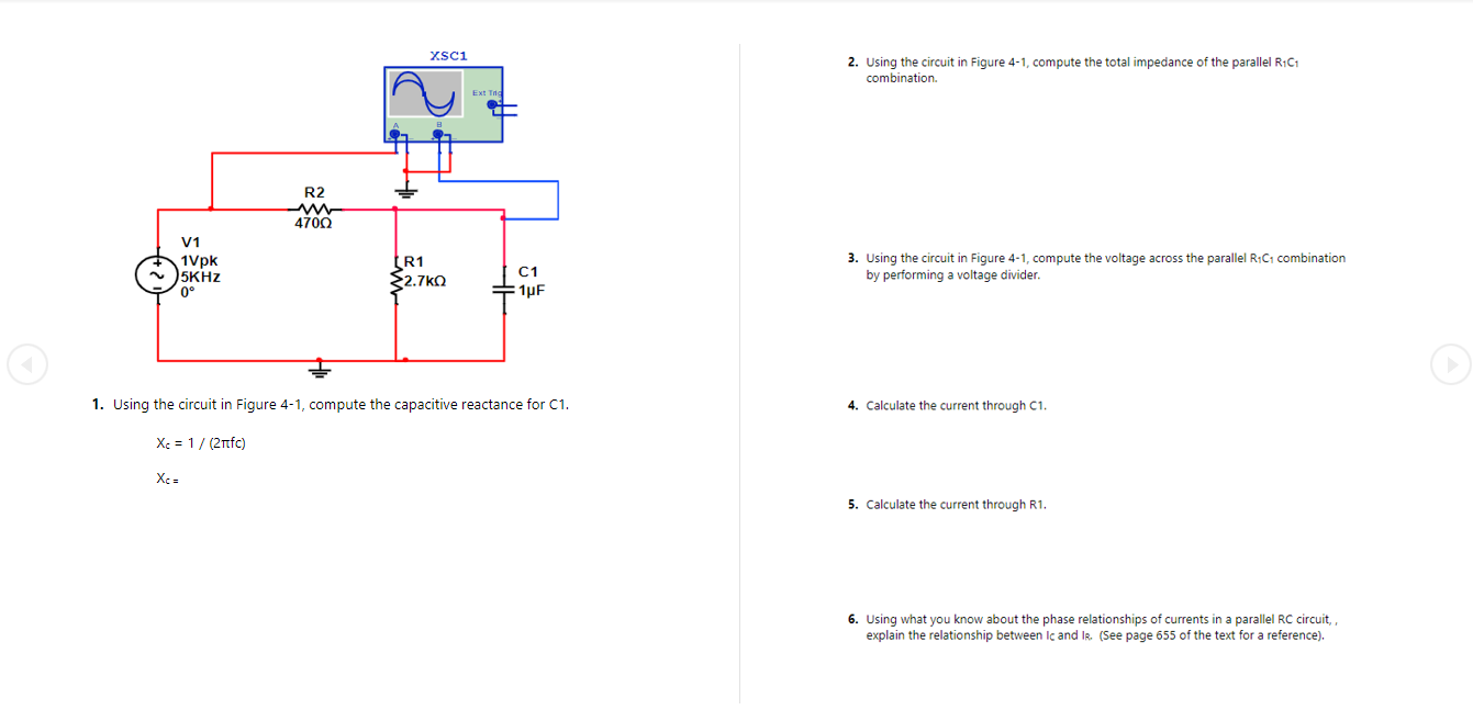 Solved 2. Using the circuit in Figure 4-1, compute the total | Chegg.com
