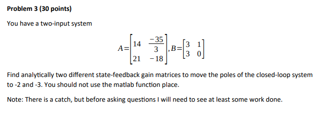 Solved Problem 3 (30 ﻿points)You have a two-input | Chegg.com