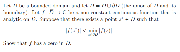 Solved Let D be a bounded domain and let D=DUD (the union of | Chegg.com