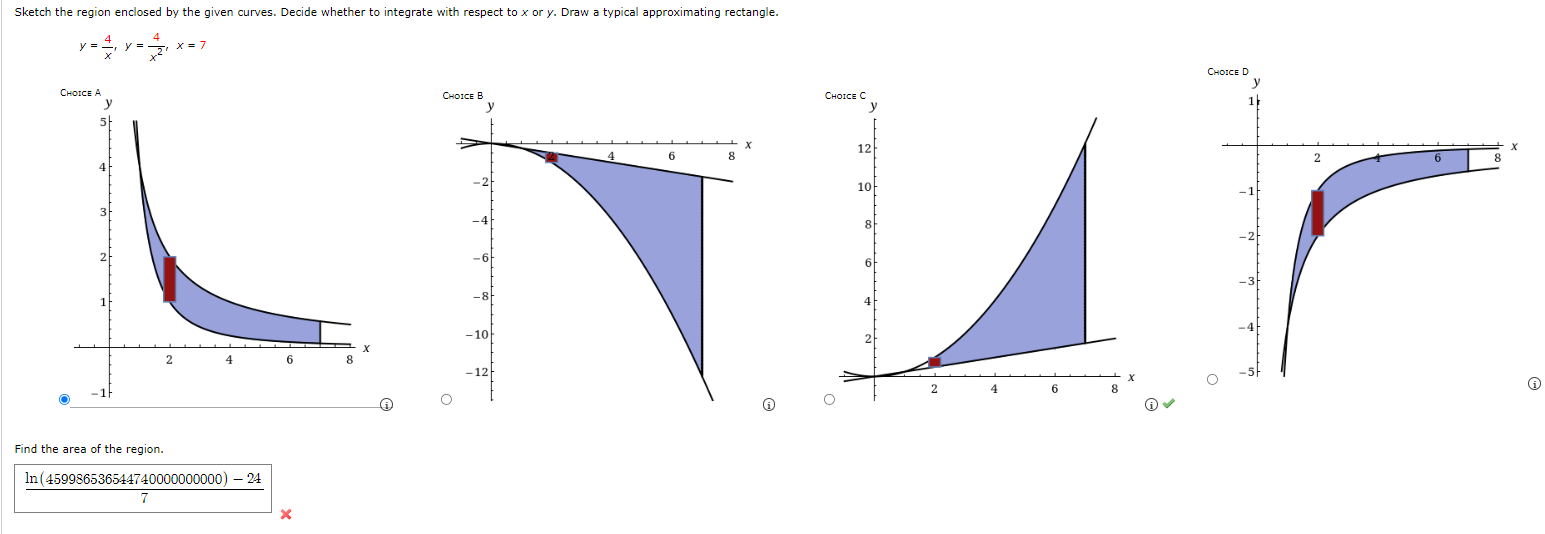 Solved Set up an integral for the area of the shaded region. | Chegg.com