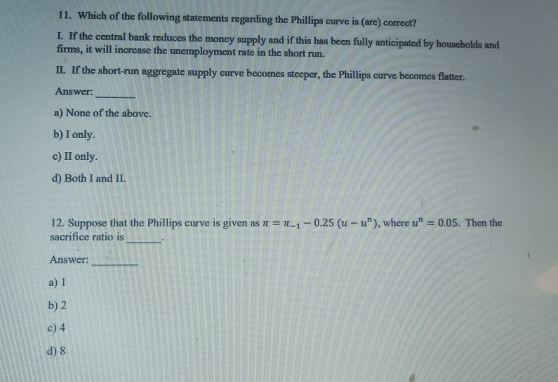 Solved 9. Consider the sticky-price model of SRAS curve. | Chegg.com