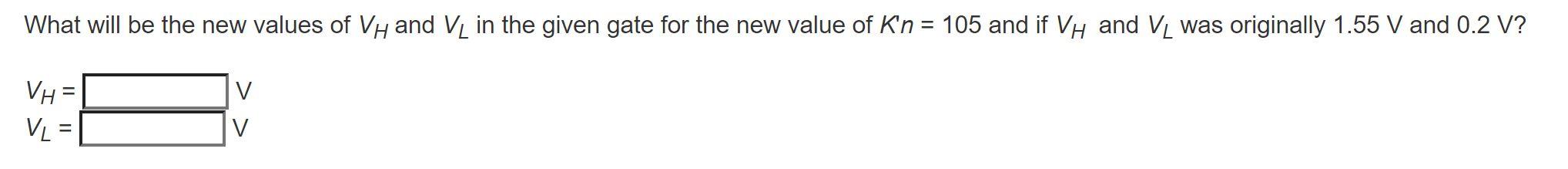 Solved The saturated load inverter of the figure given below | Chegg.com