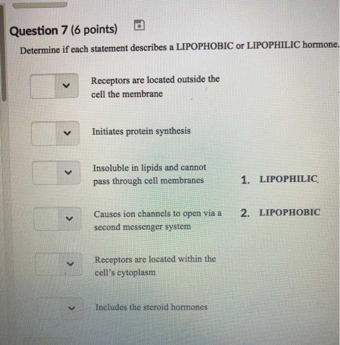 Solved Question 7 (6 points) Determine if each statement | Chegg.com