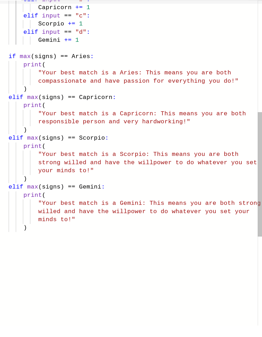 Solved The first two pictures are the code that I used and | Chegg.com