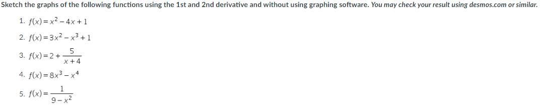 Sketch the graphs of the following functions using | Chegg.com