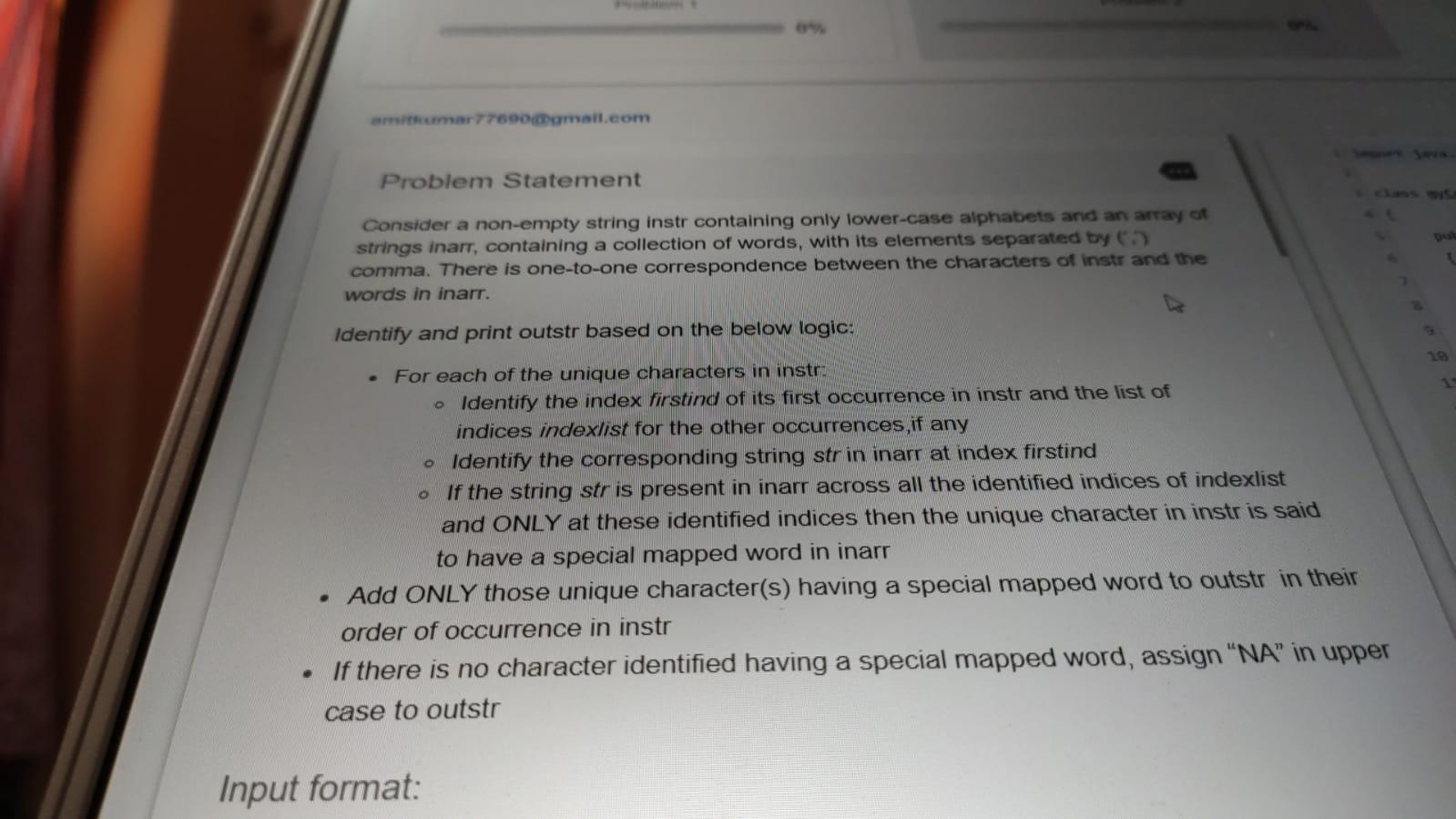 Solved Mkumar Problem Statement Consider A 