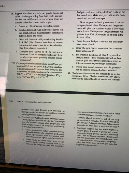 Problams Solutions to problems marked appear at the | Chegg.com