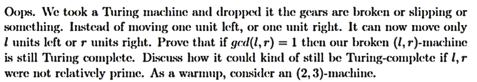 Solved Oops. We took a Turing machine and dropped it the | Chegg.com