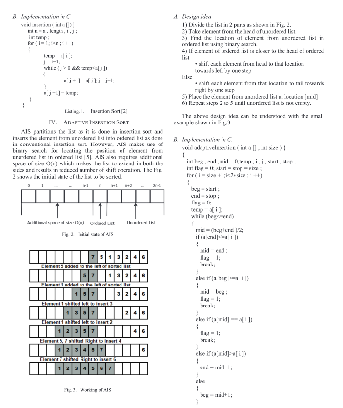 Solved n-1 Abstract - A Sorting algorithm is termed as | Chegg.com