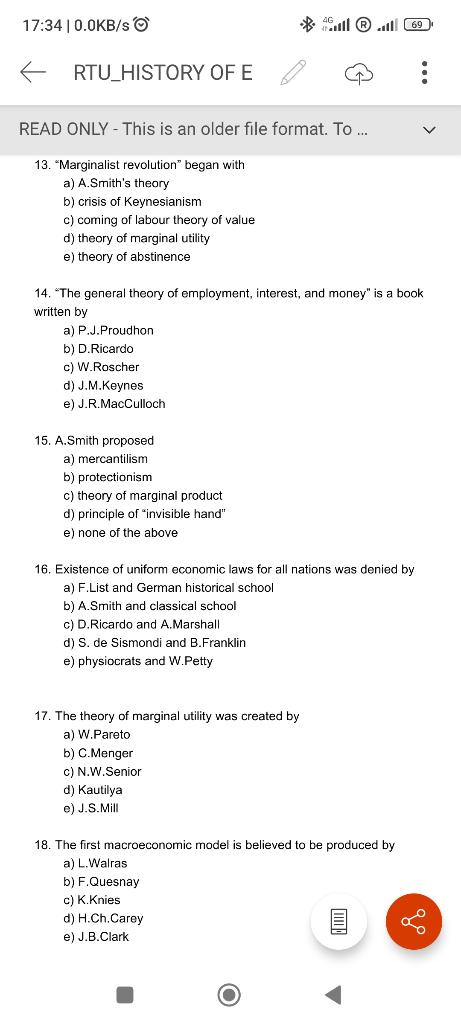 Solved READ ONLY - This is an older file format. To ... 13. | Chegg.com
