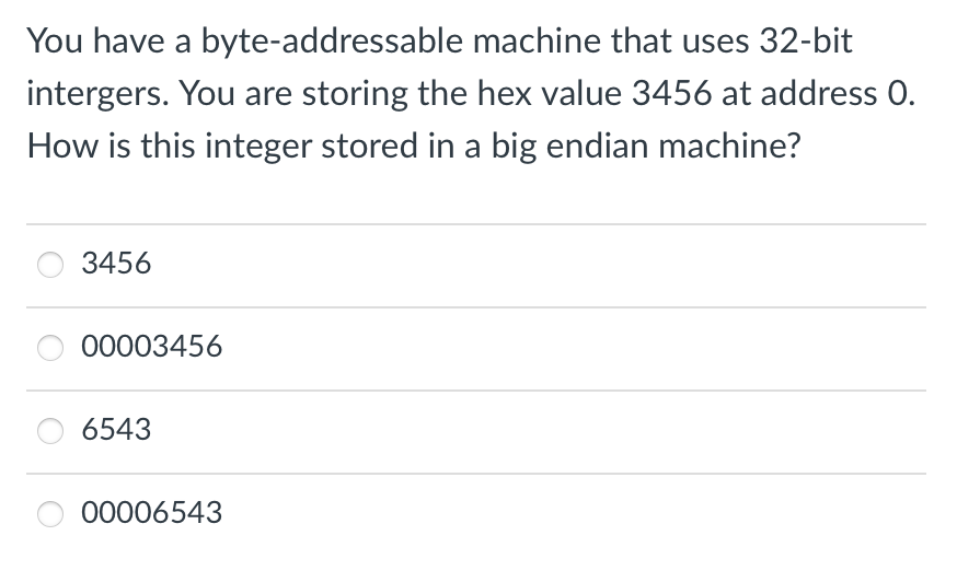 Solved You have a byte-addressable machine that uses 32-bit | Chegg.com