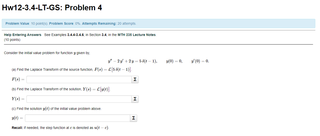 Solved Hw12-3.4-LT-GS: Problem 4 Problem Value: 10 point(s). | Chegg.com