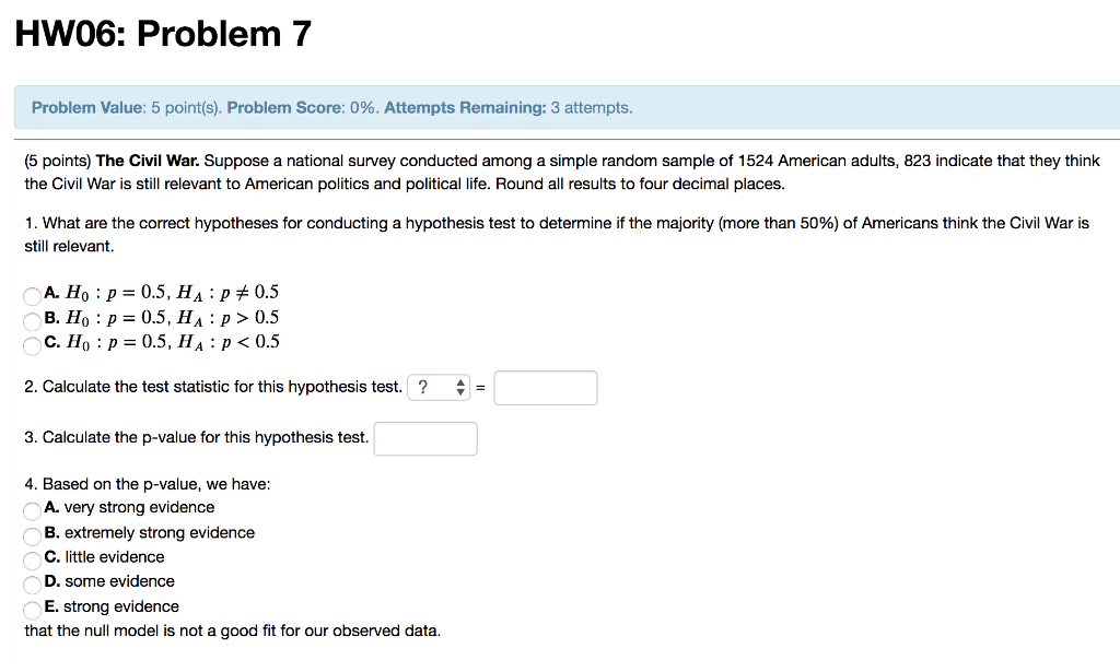 Solved HW06: Problem 7 Problem Value: 5 point(s). Problem | Chegg.com