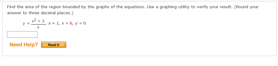 Solved Find the area of the region bounded by the graphs of | Chegg.com