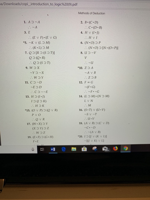 Solved In this proof, as in all formal proofs, the last line | Chegg.com