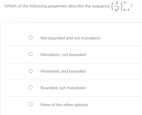 Solved Which of the following properties describe the | Chegg.com