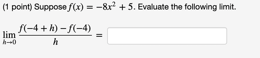 Solved (1 point) Use interval notation to indicate where | Chegg.com