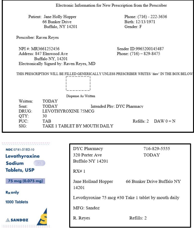 Solved help needed.1. Review the image of the prescription, | Chegg.com