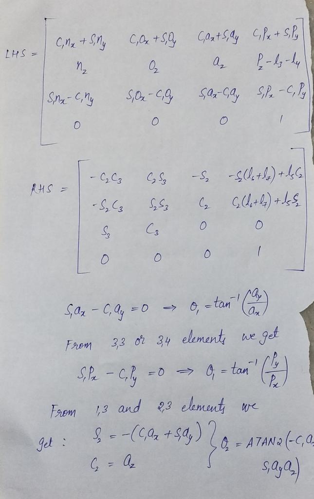 Solved 2.36. For the given specialty designed 4-DOF robot: | Chegg.com
