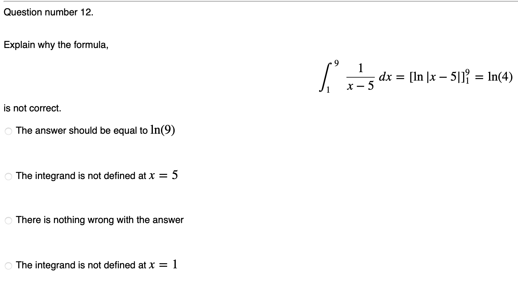 Solved Question number 12.Explain why the | Chegg.com