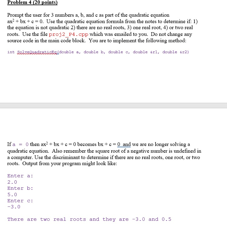 Solved Problem 4 (20 points) Prompt the user for 3 numbers | Chegg.com