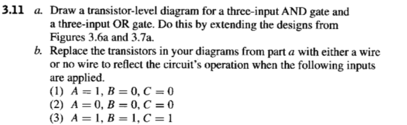 Solved 56 chapter 3 Digital Logic Structures (a) (b) P-type | Chegg.com