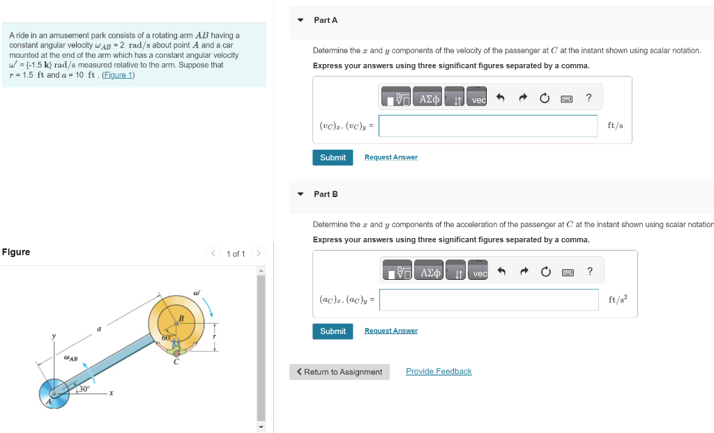 Solved A ride in an amusement park consists of a rotating | Chegg.com