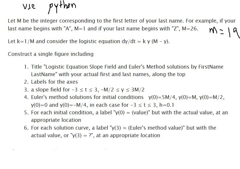 Solved use python Let M be the integer corresponding to the | Chegg.com