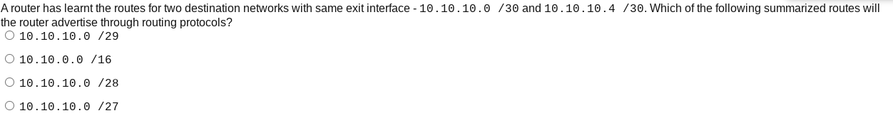 Solved A router has learnt the routes for two destination | Chegg.com