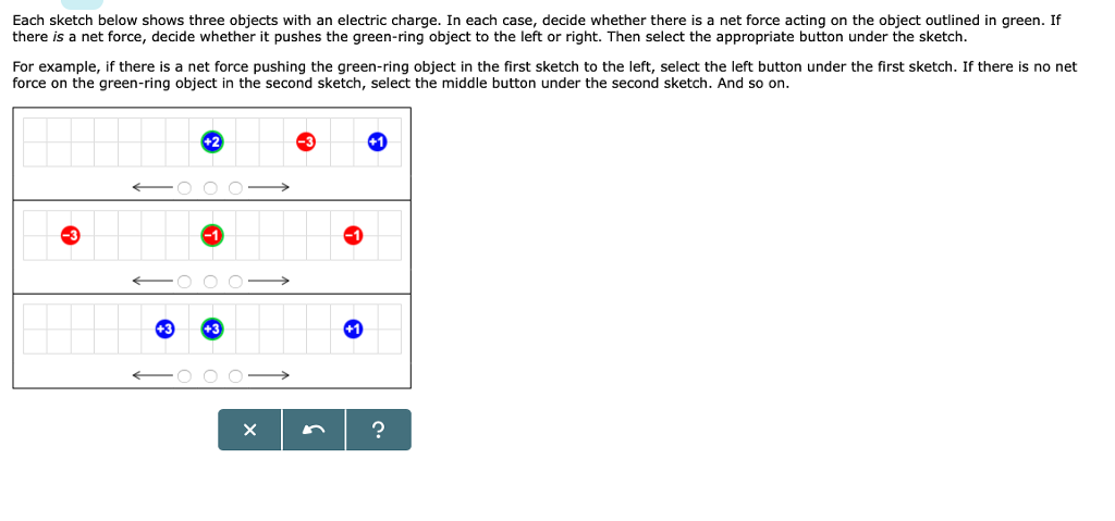 Solved Each sketch below shows three objects with an | Chegg.com