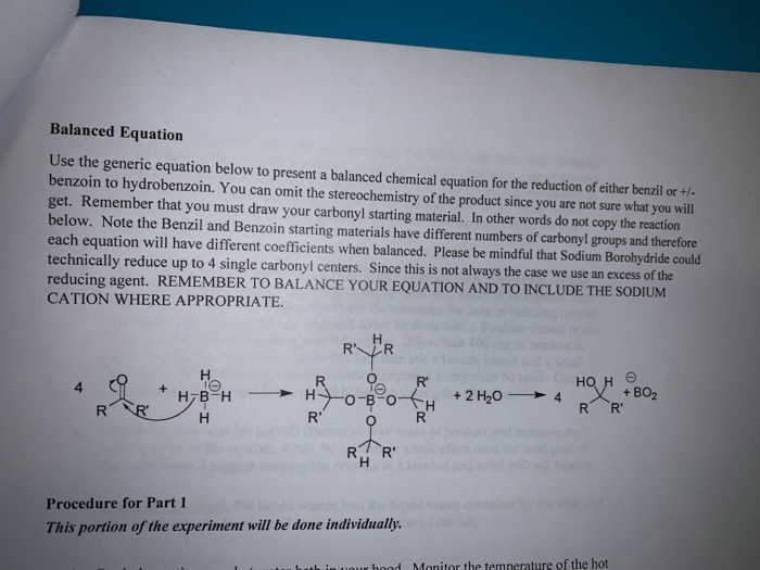 Solved Balanced Equation Use the generic equation below to | Chegg.com