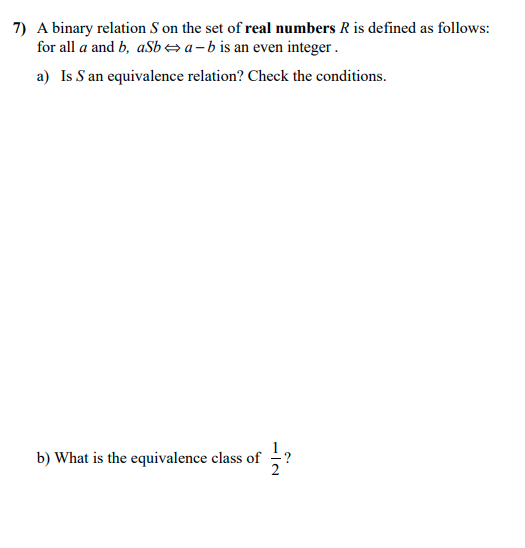 Solved Hello. Please help in solving the below Discrete Math | Chegg.com