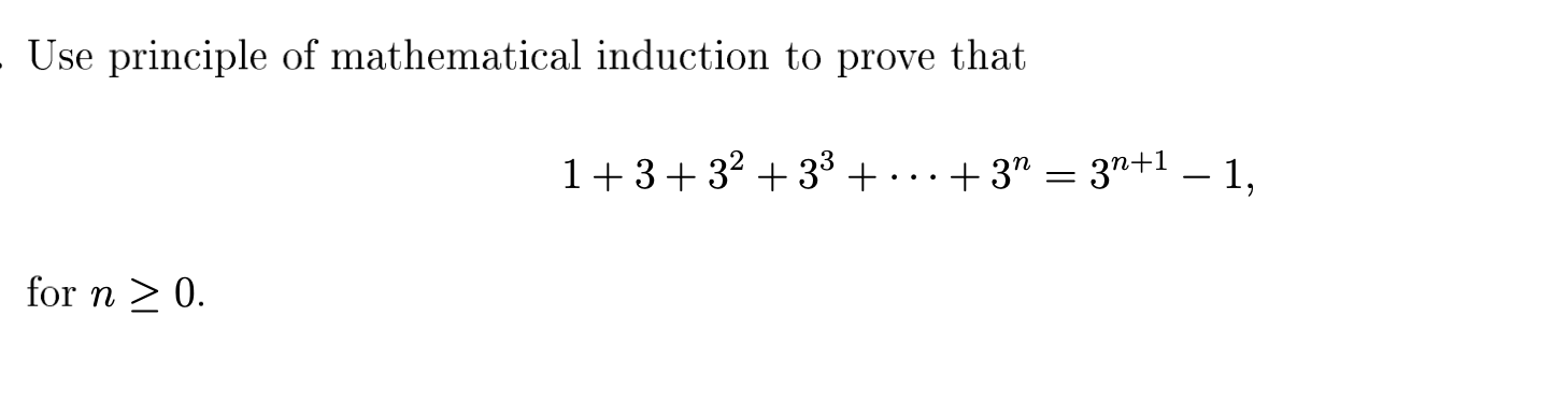 Solved Use principle of mathematical induction to prove that | Chegg.com