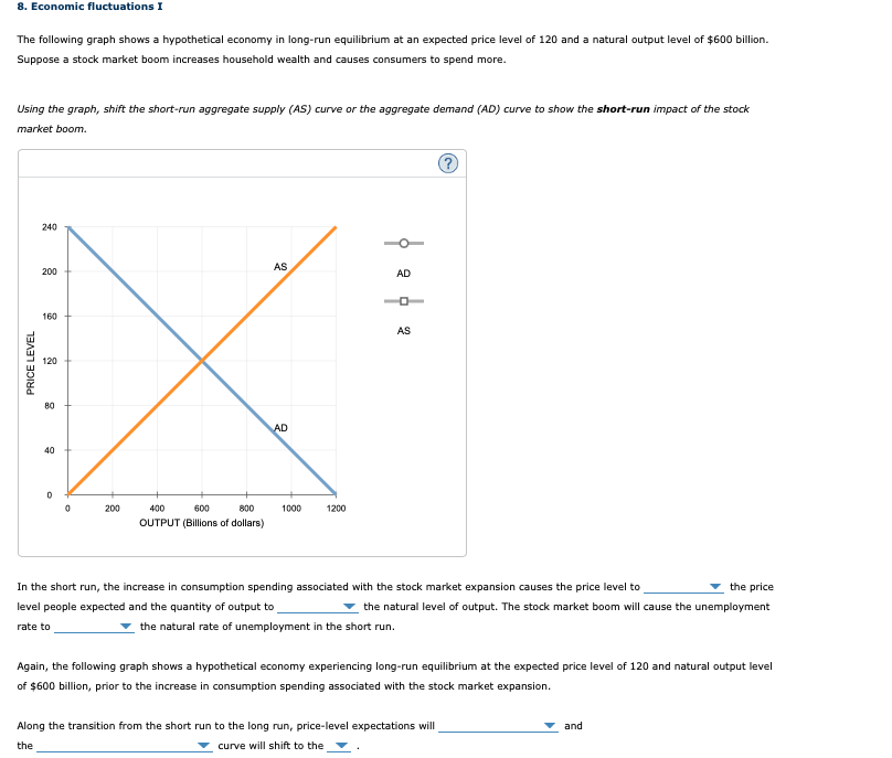 Solved Options for the blanks:rise above/fall belowrise | Chegg.com